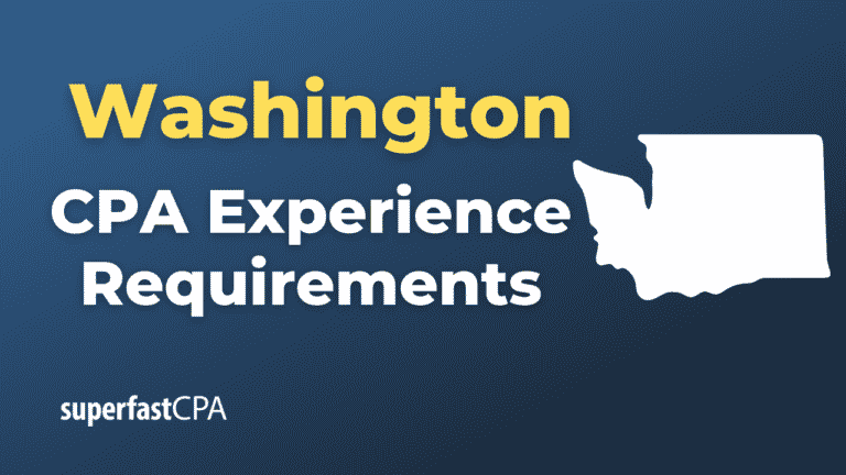 Washington CPA Experience Requirements 2026