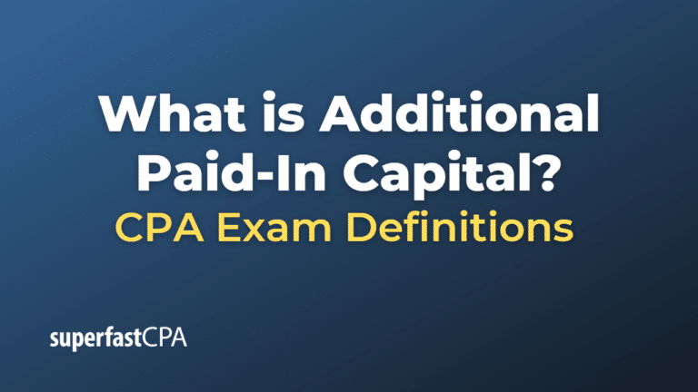 What is Additional Paid-In Capital?