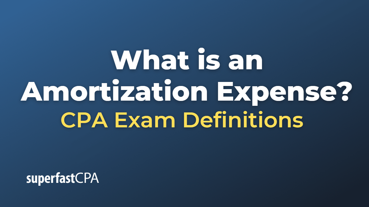 What is an Amortization Expense? – SuperfastCPA CPA Review