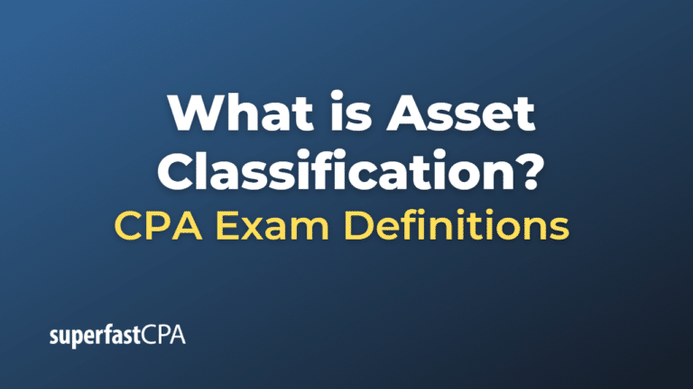 What is Asset Classification? – SuperfastCPA CPA Review