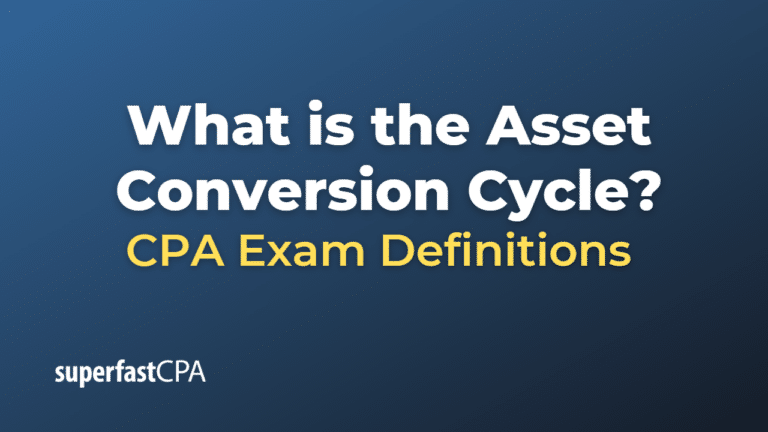 What is the Asset Conversion Cycle? – SuperfastCPA CPA Review