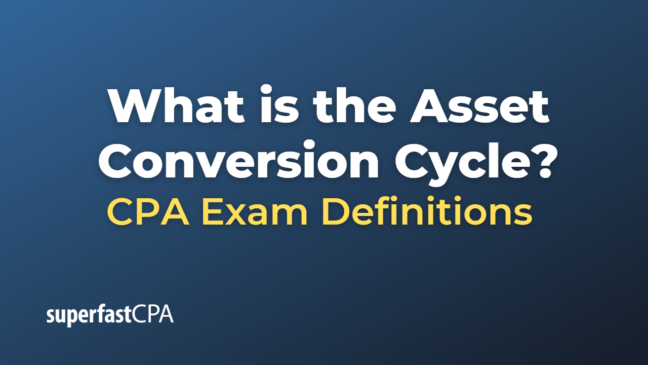 What is the Asset Conversion Cycle? – SuperfastCPA CPA Review