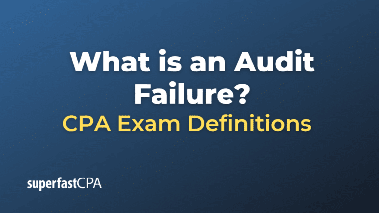 What is an Audit Failure? – SuperfastCPA CPA Review