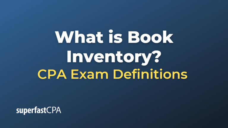 What is Book Inventory?
