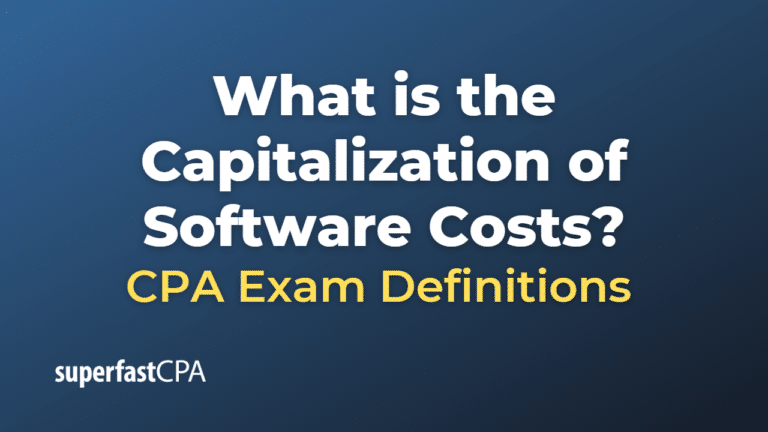What is the Capitalization of Software Costs? – SuperfastCPA CPA Review