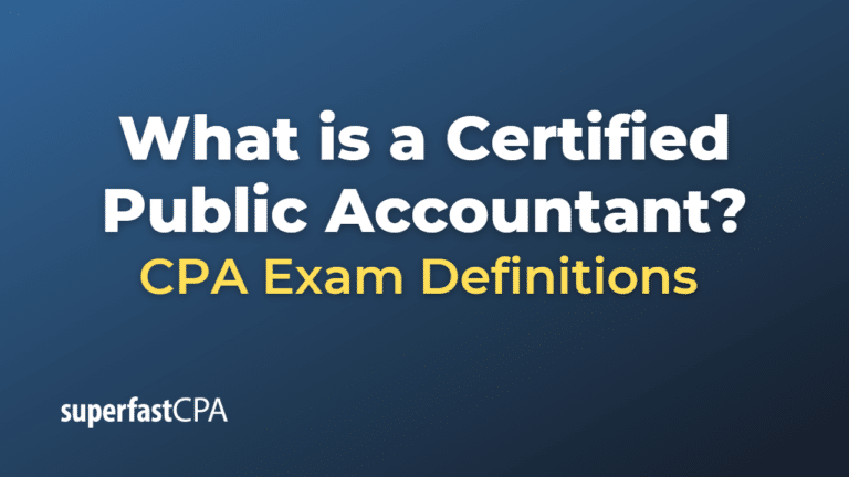 What is a Certified Public Accountant?