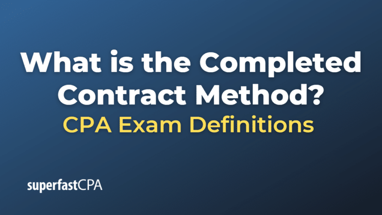 What is the Completed Contract Method? – SuperfastCPA CPA Review