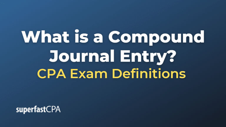 What is a Compound Journal Entry? – SuperfastCPA CPA Review