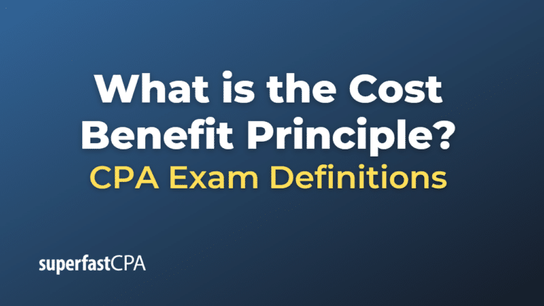 What is the Cost Benefit Principle? – SuperfastCPA CPA Review