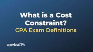 What is a Cost Constraint? – SuperfastCPA CPA Review
