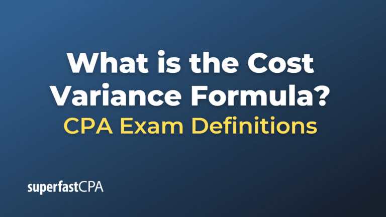 What is the Cost Variance Formula? – SuperfastCPA CPA Review