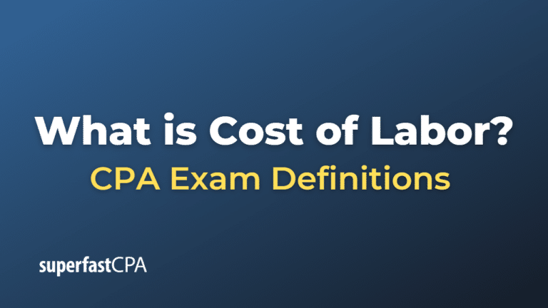 What is Cost of Labor? – SuperfastCPA CPA Review