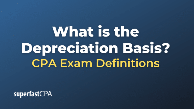 What is the Depreciation Basis? – SuperfastCPA CPA Review