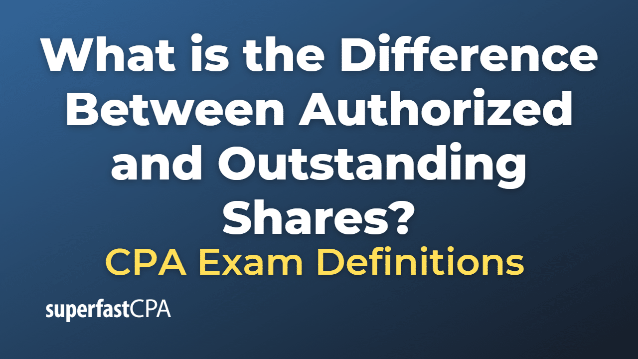 What is the Difference Between Authorized Shares and Outstanding Shares ... What is the Difference Between Authorized Shares and Outstanding Shares ...