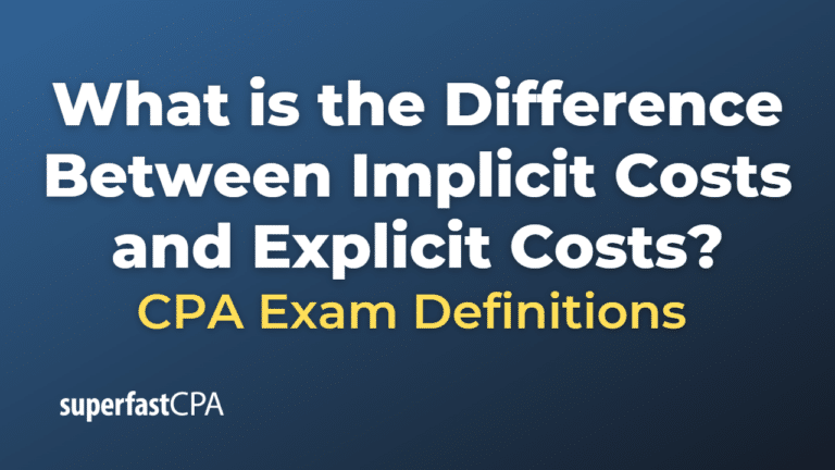 What is the Difference Between Implicit Costs and Explicit Costs ...