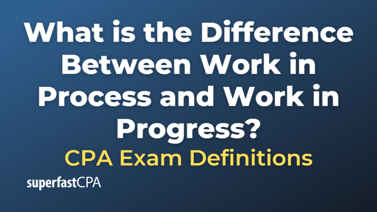 What is the Difference Between Work in Process and Work in Progress ...