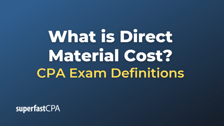 What is Direct Material Cost?