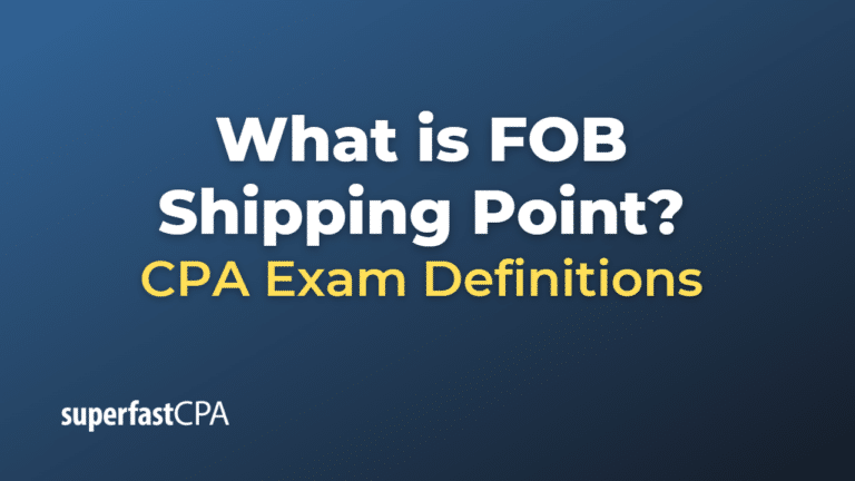 What is FOB Shipping Point? – SuperfastCPA CPA Review