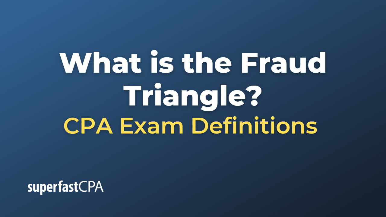 What is the Fraud Triangle? – SuperfastCPA CPA Review