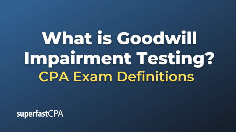 What is Goodwill Impairment Testing? – SuperfastCPA CPA Review