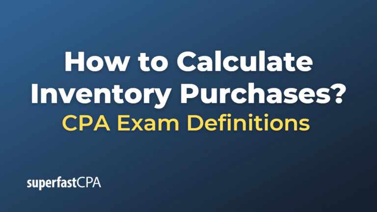 How to Calculate Inventory Purchases? – SuperfastCPA CPA Review