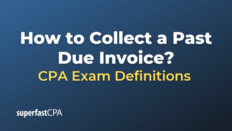How to Collect a Past Due Invoice?