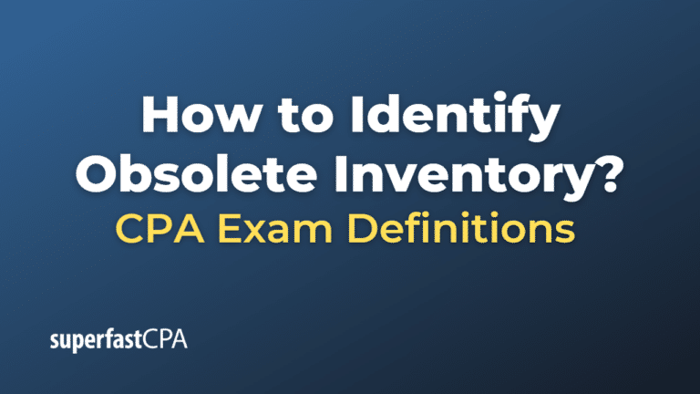 How to Identify Obsolete Inventory? – SuperfastCPA CPA Review