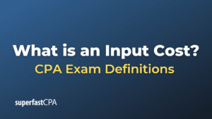 What is an Input Cost? – SuperfastCPA CPA Review