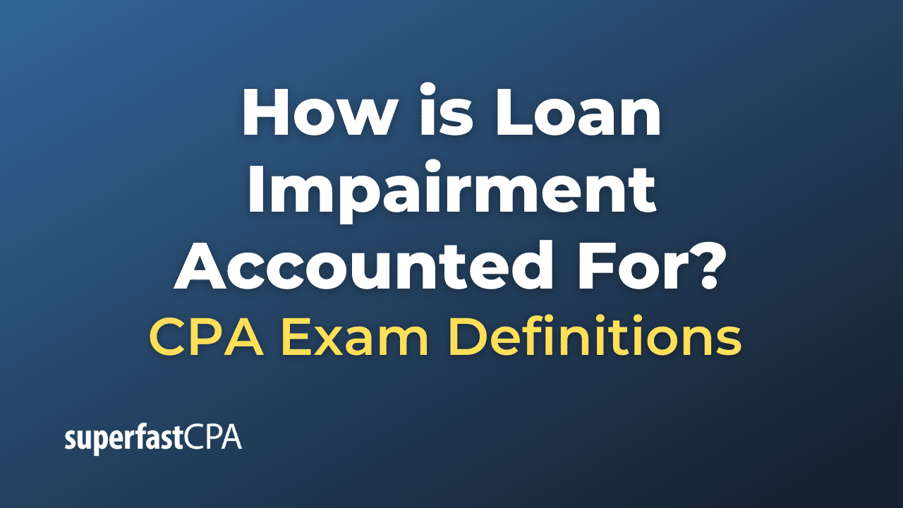 How is Loan Impairment Accounted For? – SuperfastCPA CPA Review