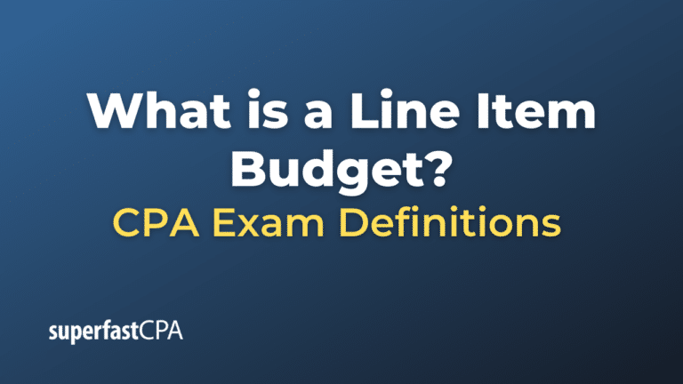 What is a Line Item Budget? – SuperfastCPA CPA Review