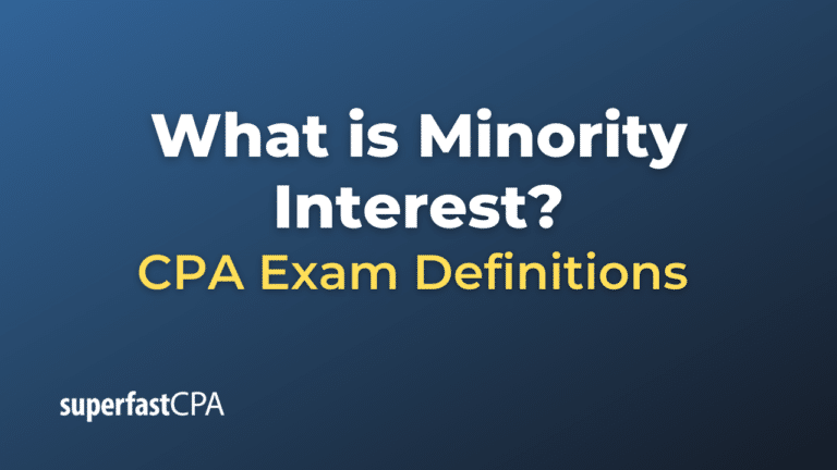 What is Minority Interest? – SuperfastCPA CPA Review