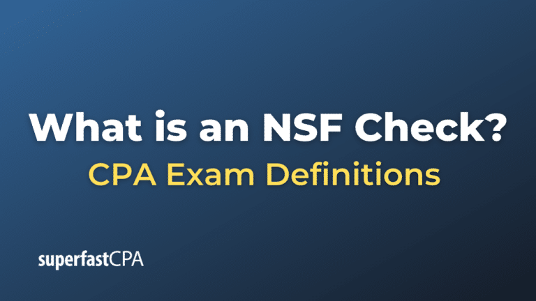 What is an NSF Check? – SuperfastCPA CPA Review