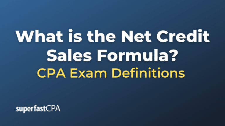 What is the Net Credit Sales Formula? – SuperfastCPA CPA Review