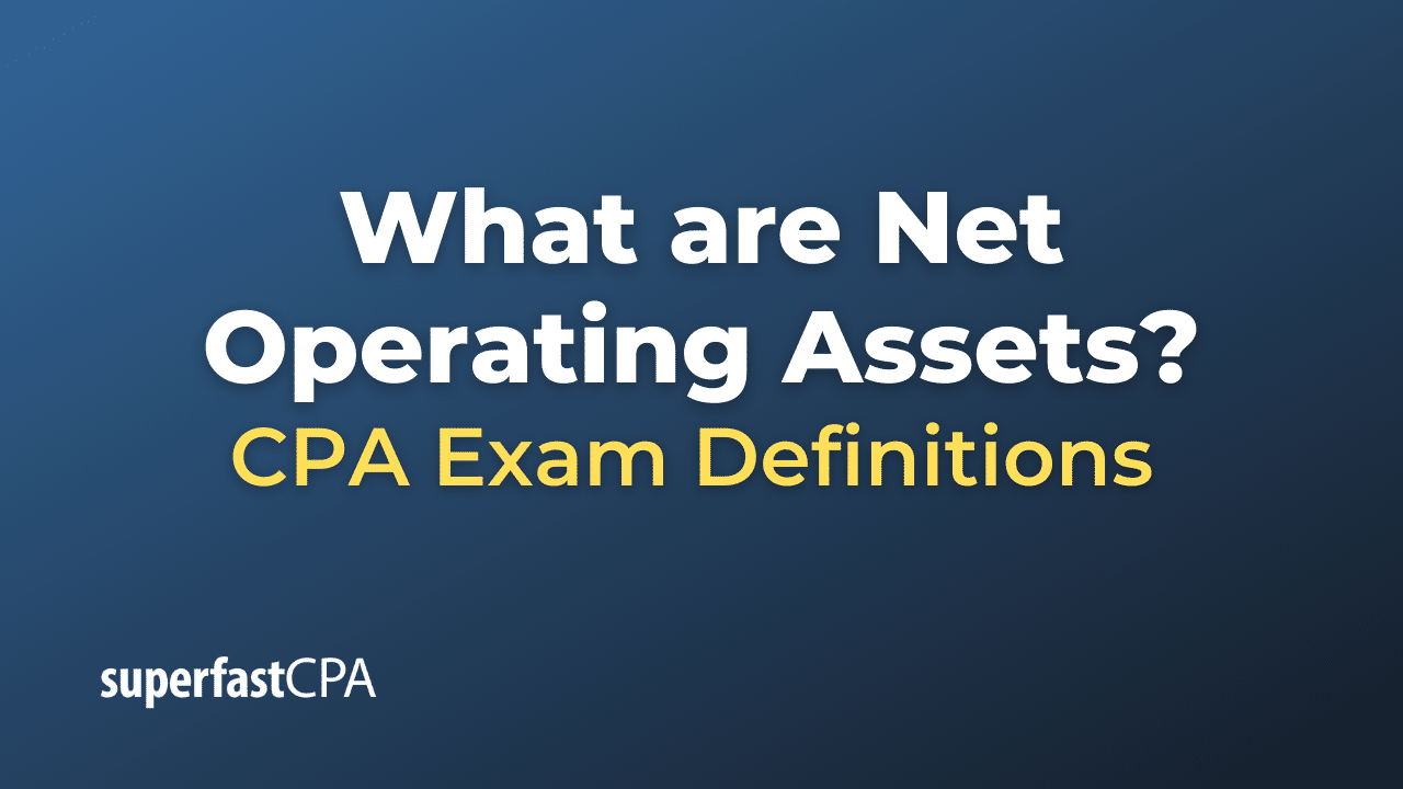 What Are Net Operating Assets what-are-net-operating-assets