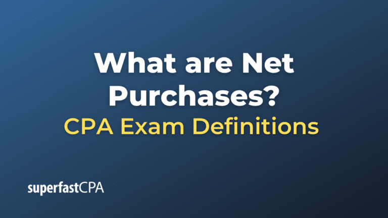 What are Net Purchases? – SuperfastCPA CPA Review