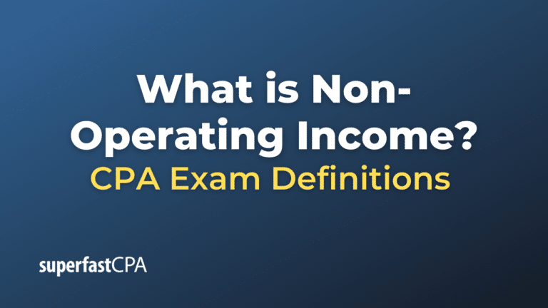 What is Non-Operating Income? – SuperfastCPA CPA Review