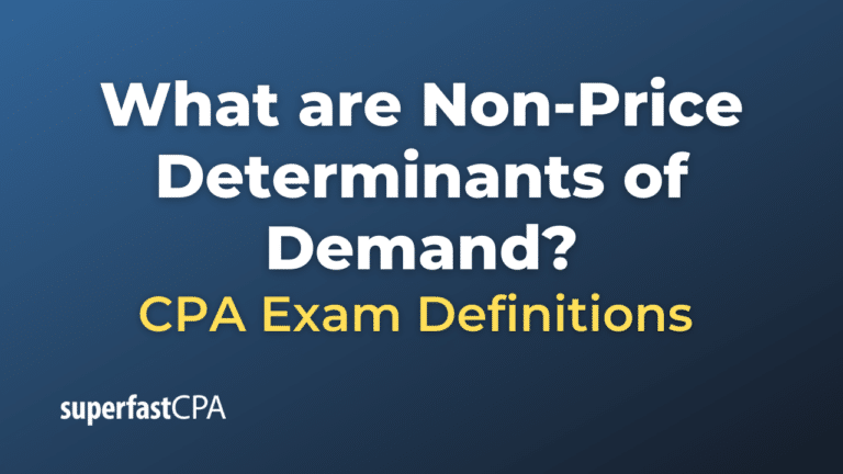 What are Non-Price Determinants of Demand? – SuperfastCPA CPA Review