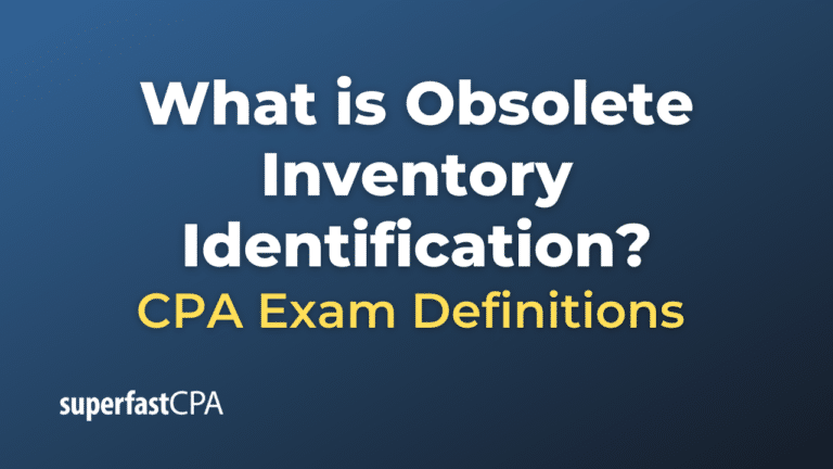 What is Obsolete Inventory Identification? – SuperfastCPA CPA Review