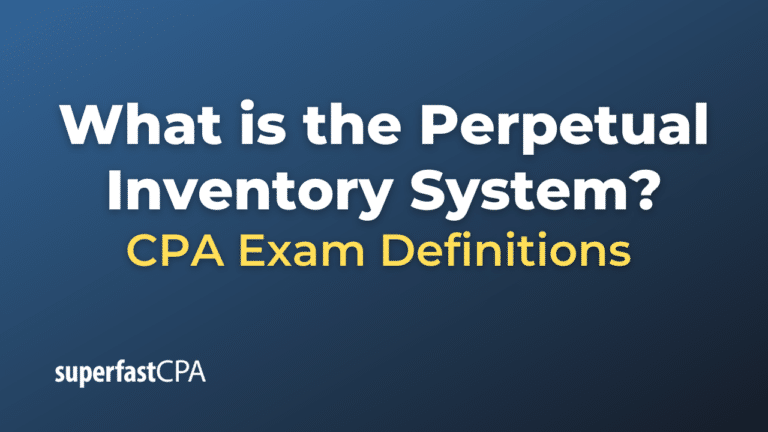 What is the Perpetual Inventory System? – SuperfastCPA CPA Review