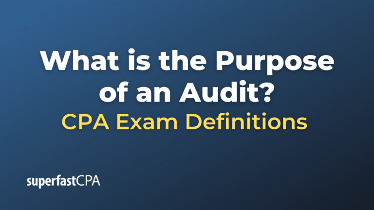 What is the Purpose of an Audit? – SuperfastCPA CPA Review
