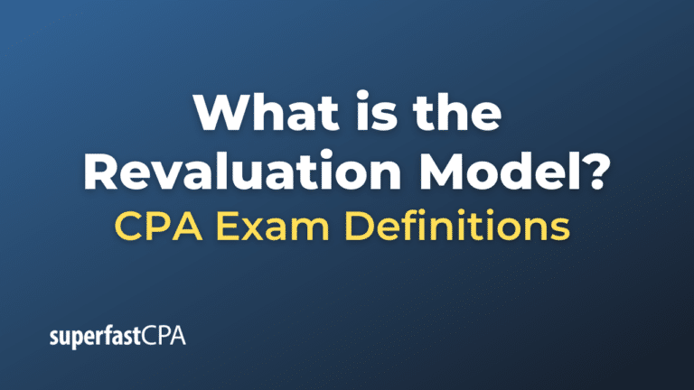 What is the Revaluation Model?