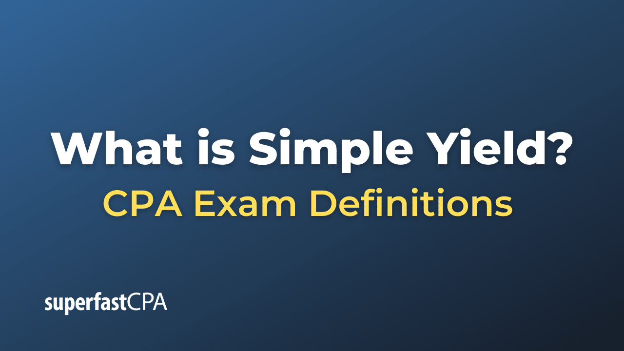 What is Simple Yield? – SuperfastCPA CPA Review