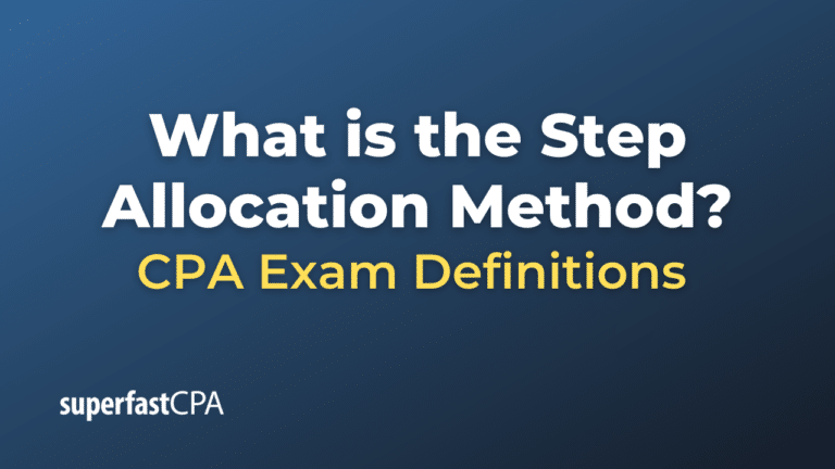 What is the Step Allocation Method? – SuperfastCPA CPA Review