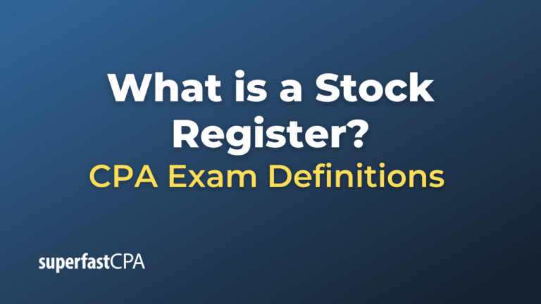 What is a Stock Register? – SuperfastCPA CPA Review