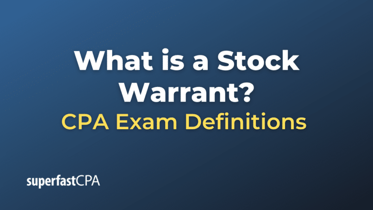 What is a Stock Warrant? – SuperfastCPA CPA Review