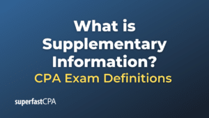 What is Supplementary Information? – SuperfastCPA CPA Review