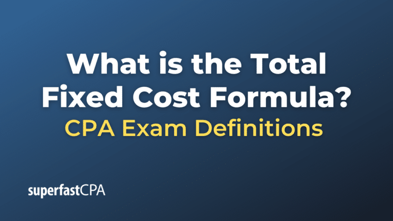 What is the Total Fixed Cost Formula? – SuperfastCPA CPA Review