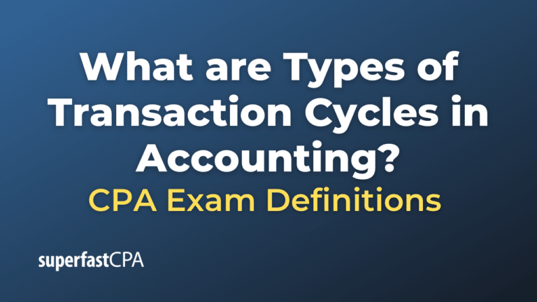 What are Types of Transaction Cycles in Accounting? – SuperfastCPA CPA ...