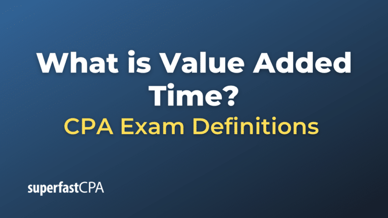 What is Value Added Time? – SuperfastCPA CPA Review