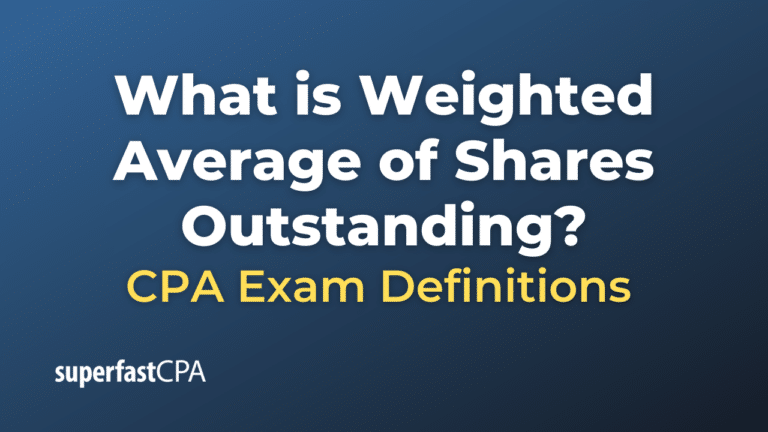 What is Weighted Average of Shares Outstanding? – SuperfastCPA CPA Review